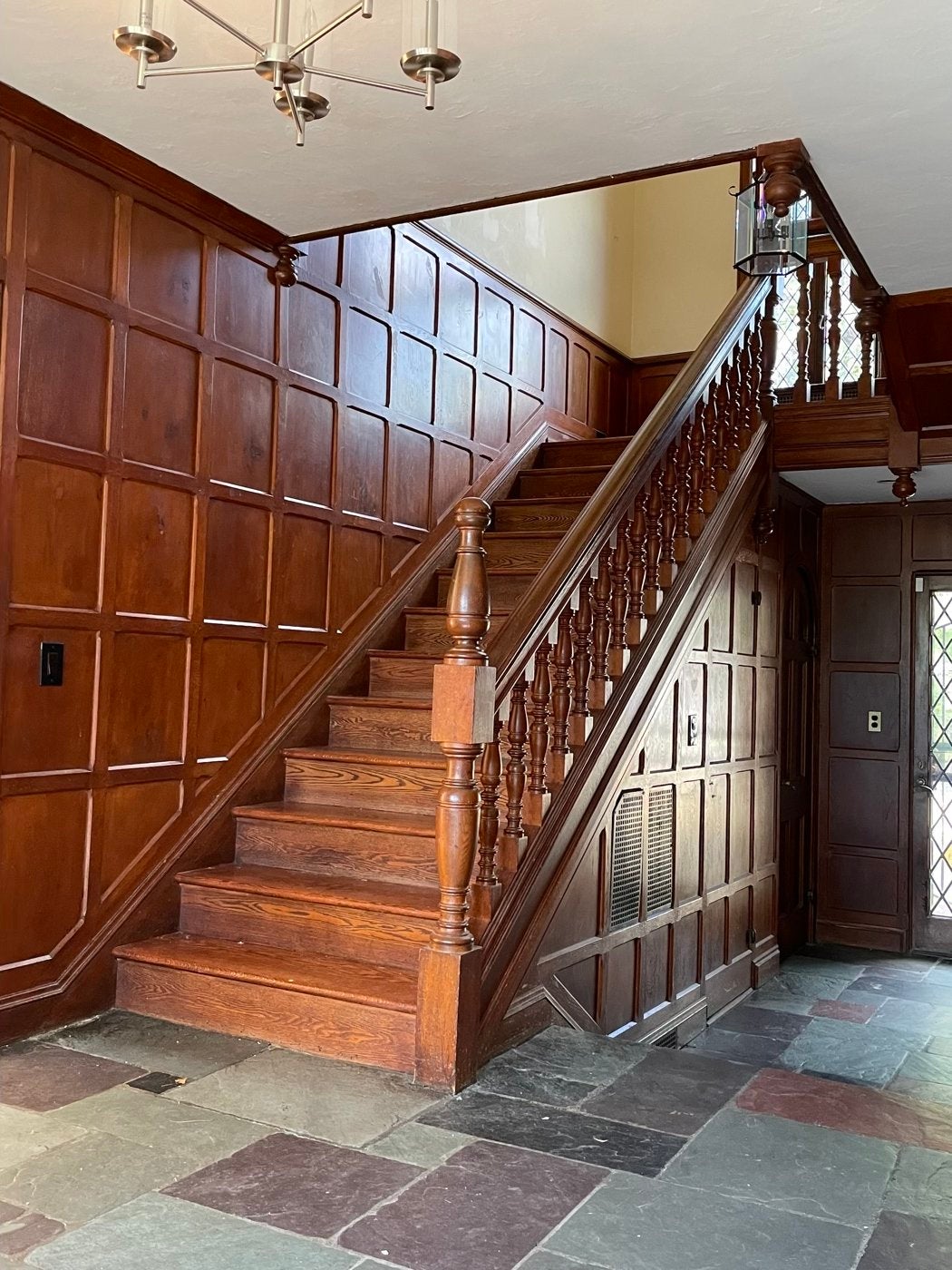 Tudor Entry Hall Reveal, Part II: Western Springs Tudor – Park And