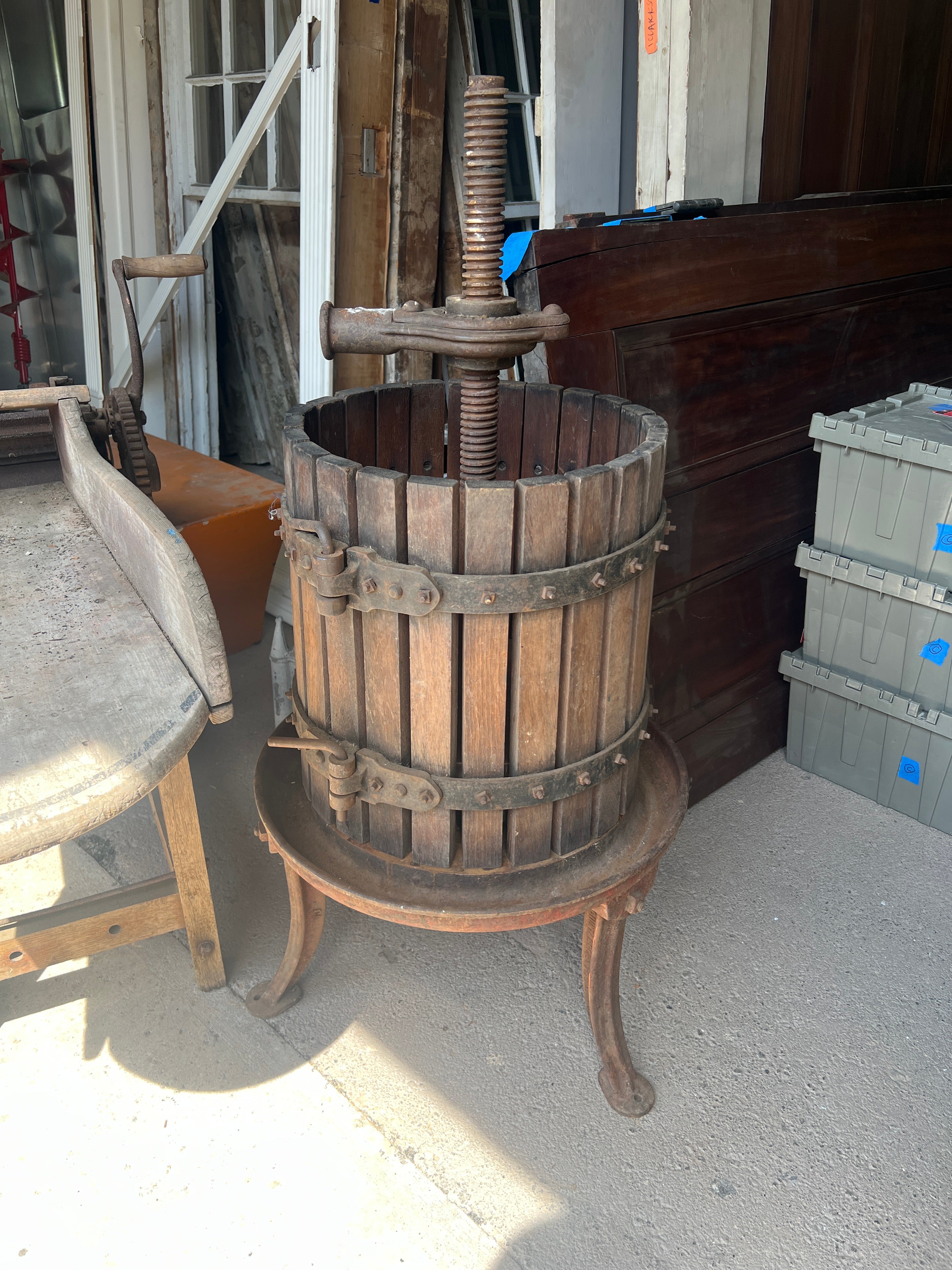 Antique Cider Press | Hudson Valley House Parts