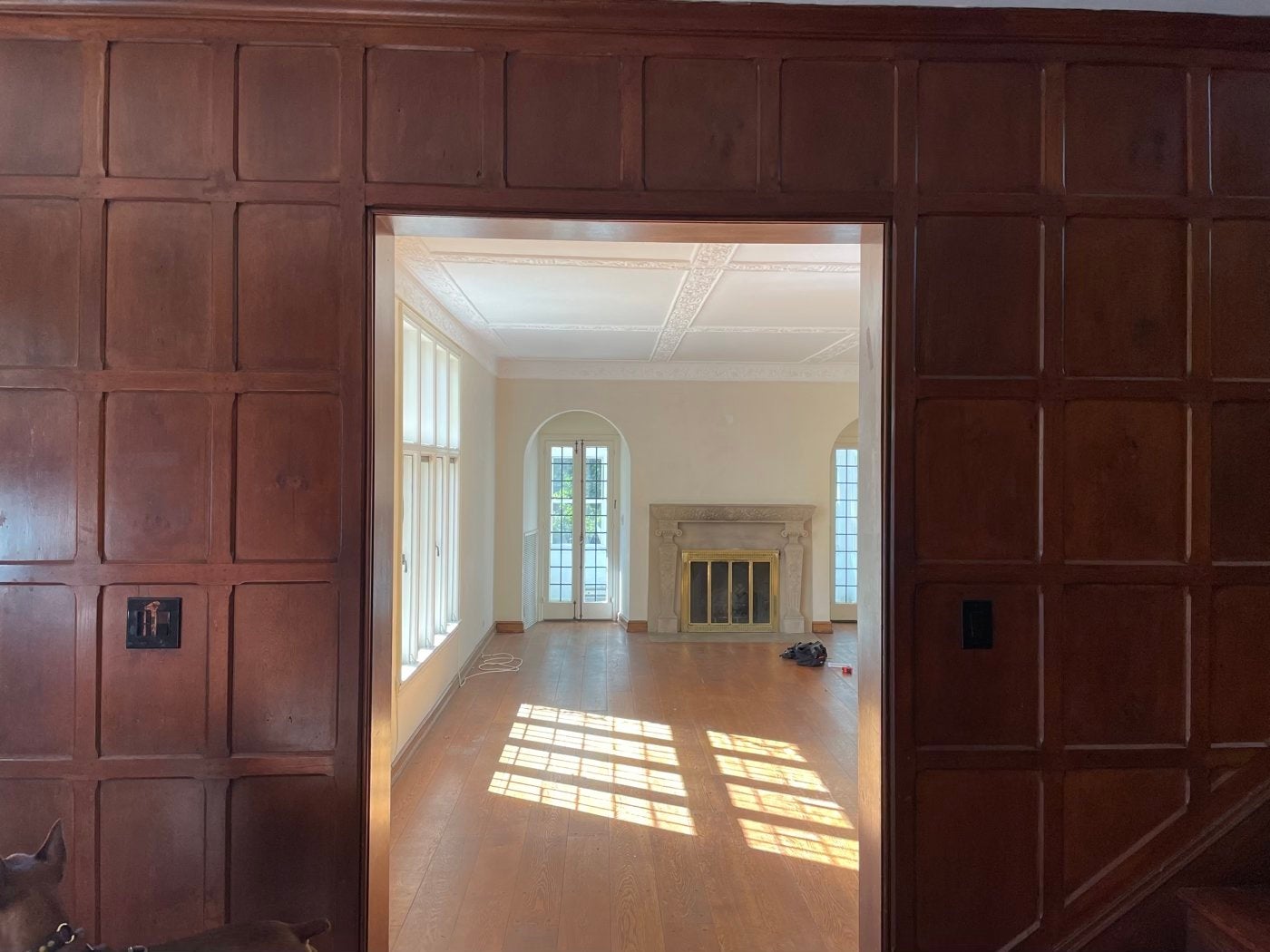 Tudor Entry Hall Reveal, Part II: Western Springs Tudor – Park And
