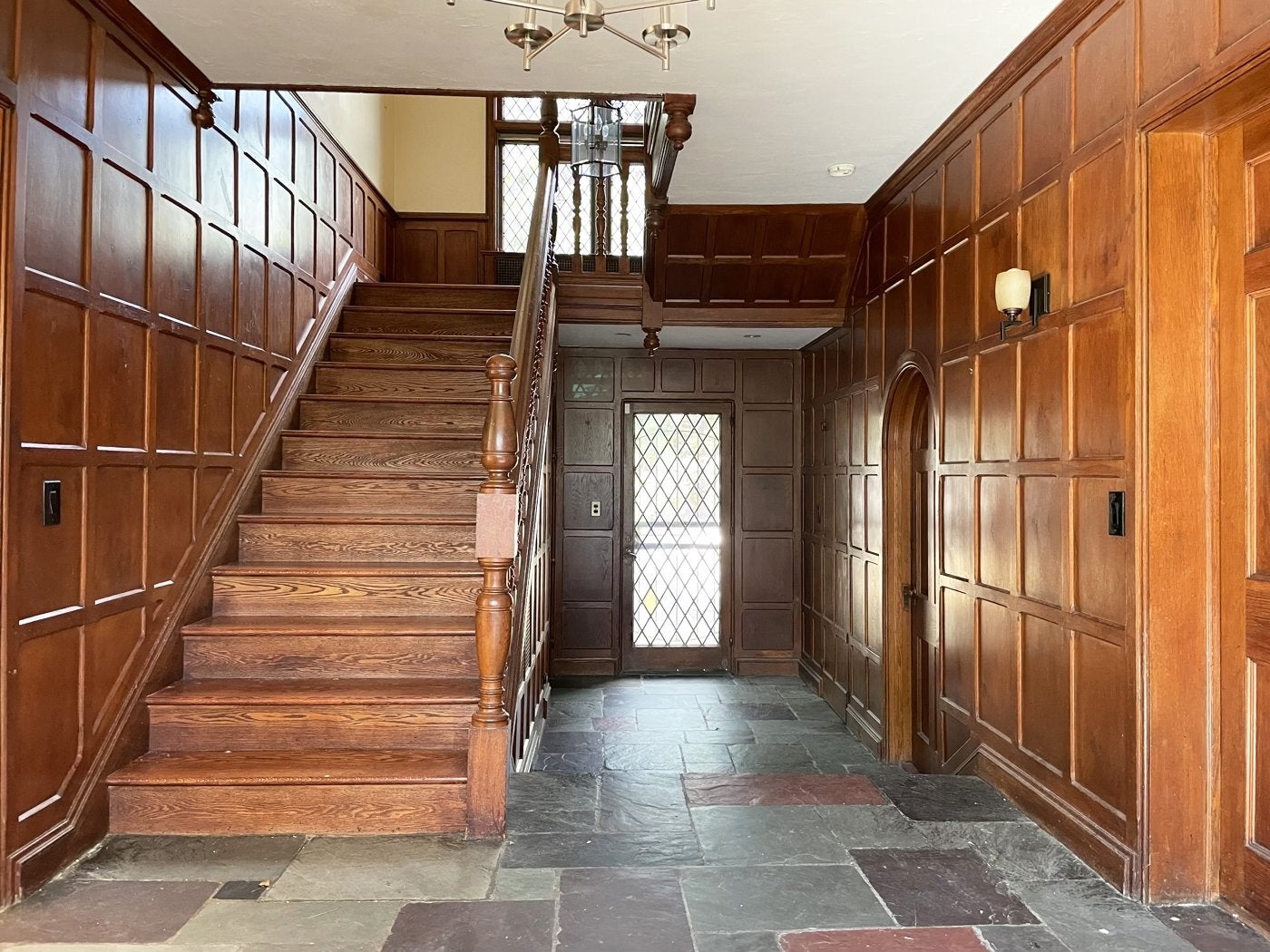 Tudor Entry Hall Reveal, Part II: Western Springs Tudor – Park And
